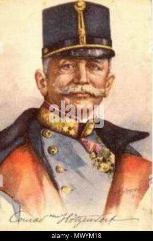 . English: Portrait of Field Marshal Franz Graf Conrad von Hötzendorf ...