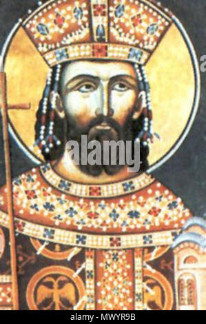 Serbian Orthodox Ravanica Monastery in the mountain of Central Serbia ...