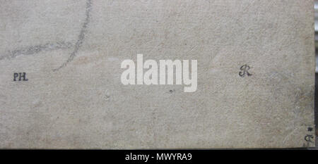 Collector marks on Isabella brant drawing Stock Photo - Alamy
