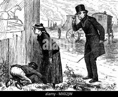 . English: Hard Times Mr Gradgrind finds Tom and Louisa peeping inside ...