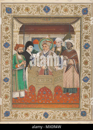 Last Mughal Emperor Bahadur Shah II with sons Mirza Jawan Bakht 26 ...