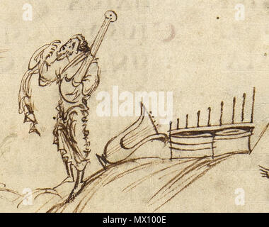 Utrechts-Psalter PSALM-70 cithara and harp intruments of psaltery Stock ...