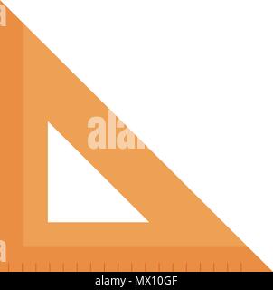 triangular geometric rule school vector illustration design Stock ...
