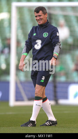 Roy Keane ahead of the international friendly match at The City Ground ...
