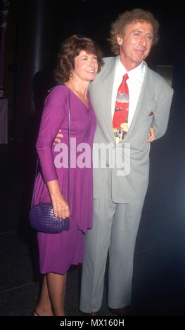 Hollywood, CA, USA; GENE WILDER and wife GILDA RADNER are shown in ...