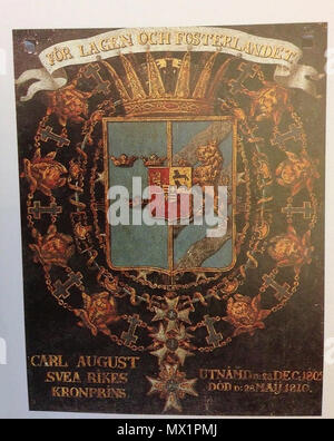 134 COA Knight of the Order of the Seraphim for Carl August of ...