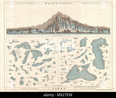 Map of Lake Albert Stock Photo - Alamy