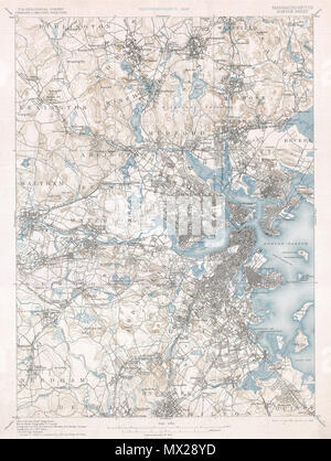 Map of the vicinity of Boston , Massachusetts, Maps Norman B. Leventhal ...