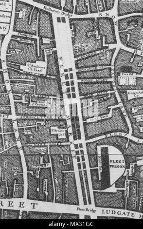 . English: Detail from Roque's Map of London 1746 . This file is ...