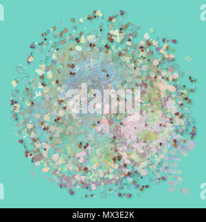 Artistic blended messy shapes background pattern abstract Stock Photo ...
