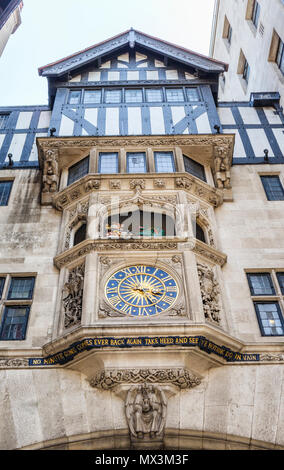 Liberty clock. Regent Street, London, England Stock Photo - Alamy