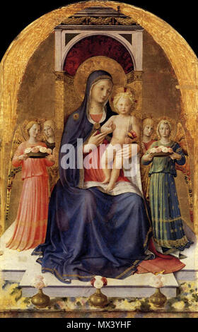 . Sacra Conversazione Fresco, 195 x 273 cm . circa 1450. 46 Angelico ...