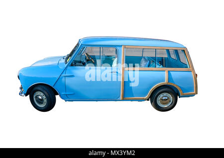 Restored morris mini countryman two door estate Stock Photo - Alamy
