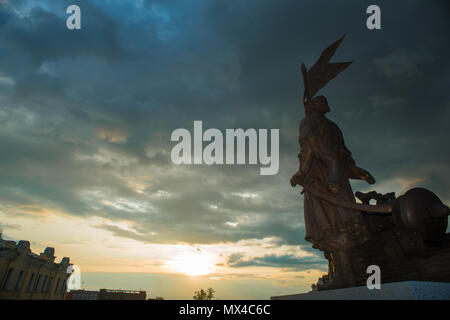 Monument to Ivan Sirko, Ukrainian cossack coshoviy (army commander) in ...