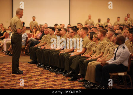 Brig. General William Mullen III speaks to the recent graduates of ...