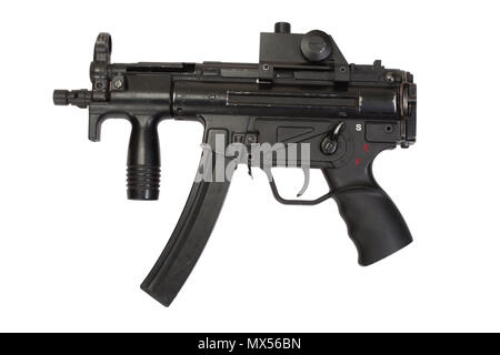 german submachine gun MP5 isolated Stock Photo - Alamy