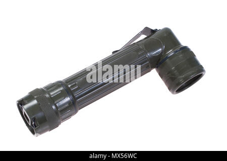 US Army Flash Light on white background Stock Photo - Alamy