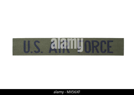 us air force uniform badge isolated on white background Stock Photo - Alamy