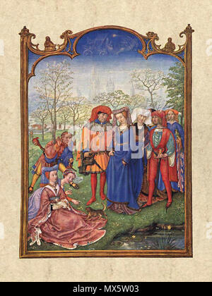 98 Breviarium Grimani - April Stock Photo - Alamy