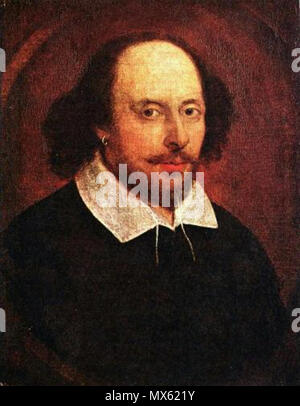 . Chandos Portrait - William Shakespeare. (Horizontally flipped ...