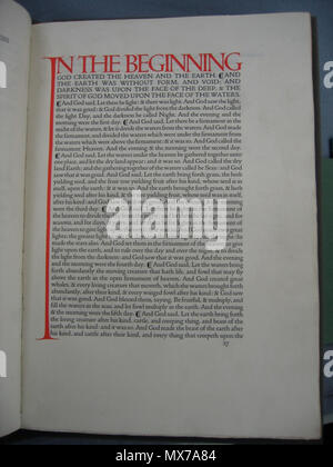 . English: Doves Press Bible (1903-1905), title page. Русский: Библия ...