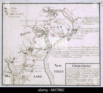 Map of battle of Germantown, 1777. from Atlas of the battles of the ...