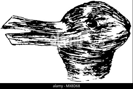 Germany: Duck-Rabbit optical illusion, Fliegende Blatter, Munich, 1892 ...