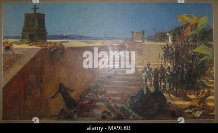 . The Last Days of Tenochtitlan—Conquest of Mexico . Depicting the Fall ...
