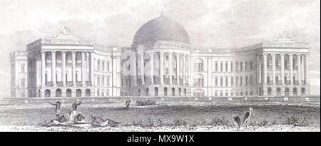 1842, S.D.U.K. Map of the City of Calcutta, India Stock Photo - Alamy