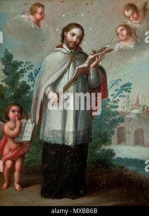This 18th-century painting by José de Páez depicts the Immaculate ...