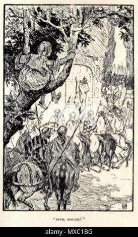 Open sesame.' Illustration for ' 'The Forty Thieves.'. Walter Crane's ...