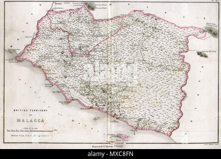 . English: British Territory of Malacca from An Atlas of the Southern ...
