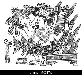 . Image of Mayáhuel, Aztec Goddess of the maguey or agave . 1956 ...