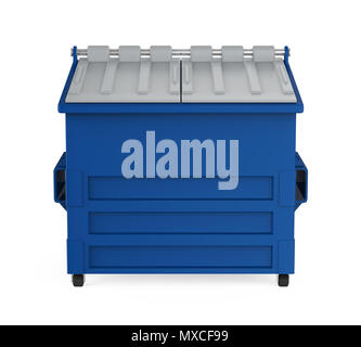 Recycle Dumpster Isolated Stock Photo - Alamy
