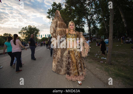 gypsy rom girl wearing traditional costume at an event in rome italy ...