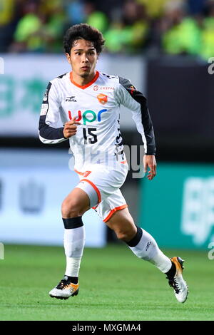 Chiba, Japan. 2nd June, 2018. Keisuke Tsuboi (Renofa) Football/Soccer ...
