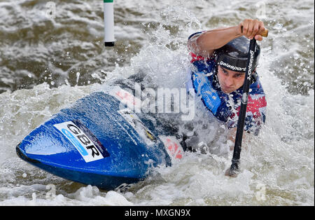 Most, Czech Republic. 03rd June, 2018. From left Czech MICHAELA HRBKOVA ...