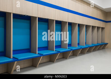 Empty Locker Room Stock Photo - Alamy