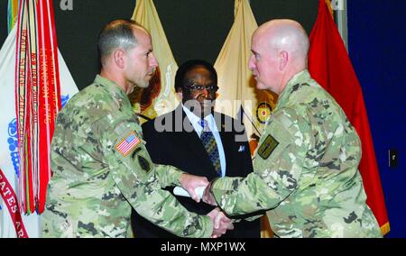Brig. Gen. Rodney D. Fogg, 54th Quartermaster General, passes the QM ...