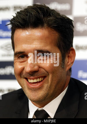 New Everton manager Marco Silva after the press conference at Finch ...
