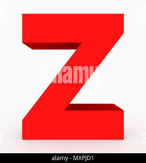 letter R 3d cubic red isolated on white - 3d rendering Stock Photo - Alamy