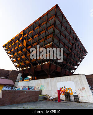 Upside down pyramid unusual architecture office slovak radio ...