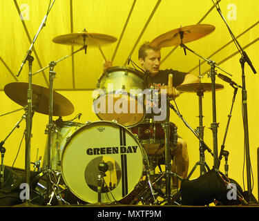 Tre Cool of Green Day performs live in concert during the IDays ...