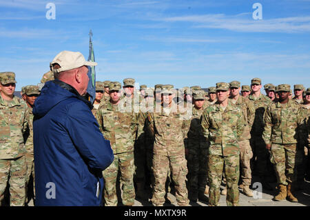 Retired Col. Edwin W. Chamberlain III, the honorary colonel of the 18th ...