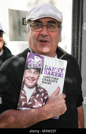 Danny Baker Radio TV Presenter October Outside his house in Kidbrooke ...