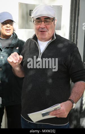 Danny Baker Radio TV Presenter October Outside his house in Kidbrooke ...