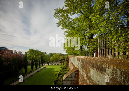 Chester Roman Gardens Pepper Street in Chester, Cheshire, England. View ...