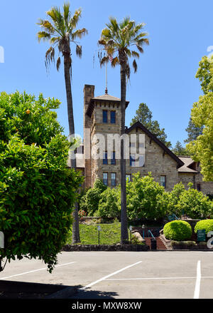 Culinary Institute of America front entrance to the main building in ...