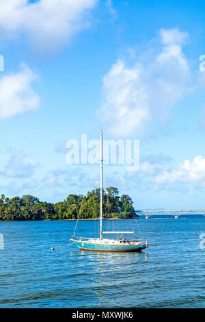 Port of santa barbara Samana Stock Photo - Alamy