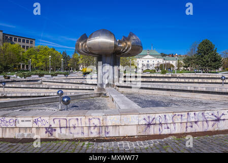 Fountain of Union, Námestie Slobody (Freedom Square), Bratislava ...